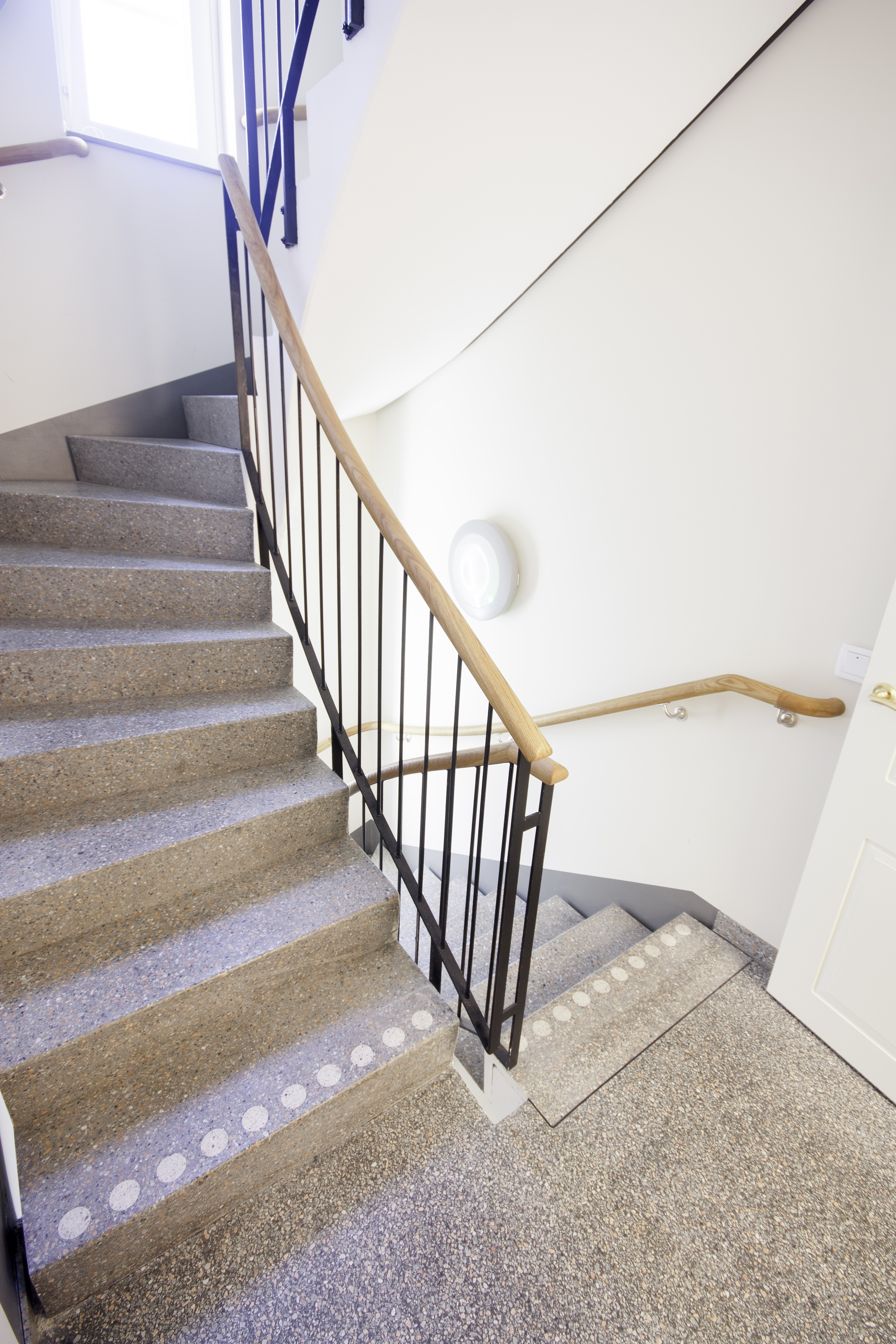 Svängda trappor - Strängbetong